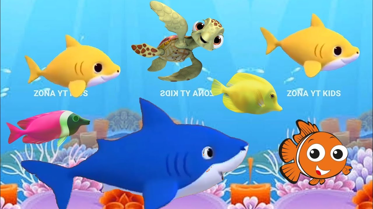 Baby Shark colors fish Dolphin octopus Animals Sea | Baby Shark Dance ...