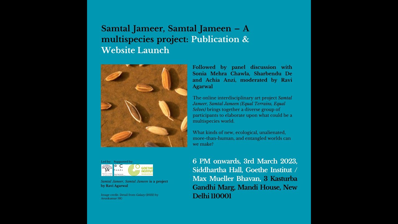 Samtal Jameen, Samtal Jameer - A Multispecies project - YouTube