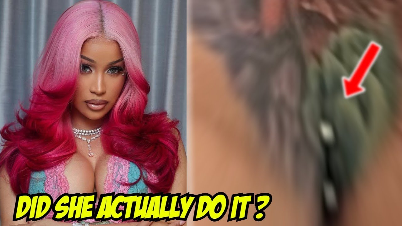 Cardi B Reveals She Has A New Butt Crack Piercing - YouTube