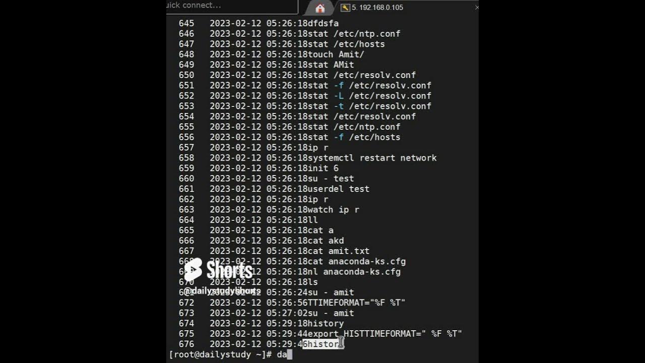 History Output With Time Stamp In Linux History With Timestamp In Linux history-output-with-time-stamp-in-linux-history-with-timestamp-in-linux