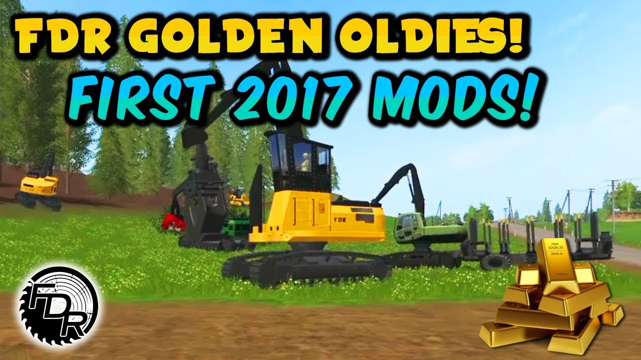 The First FS17 Mods - Farming Simulator - FDR Logging - YouTube