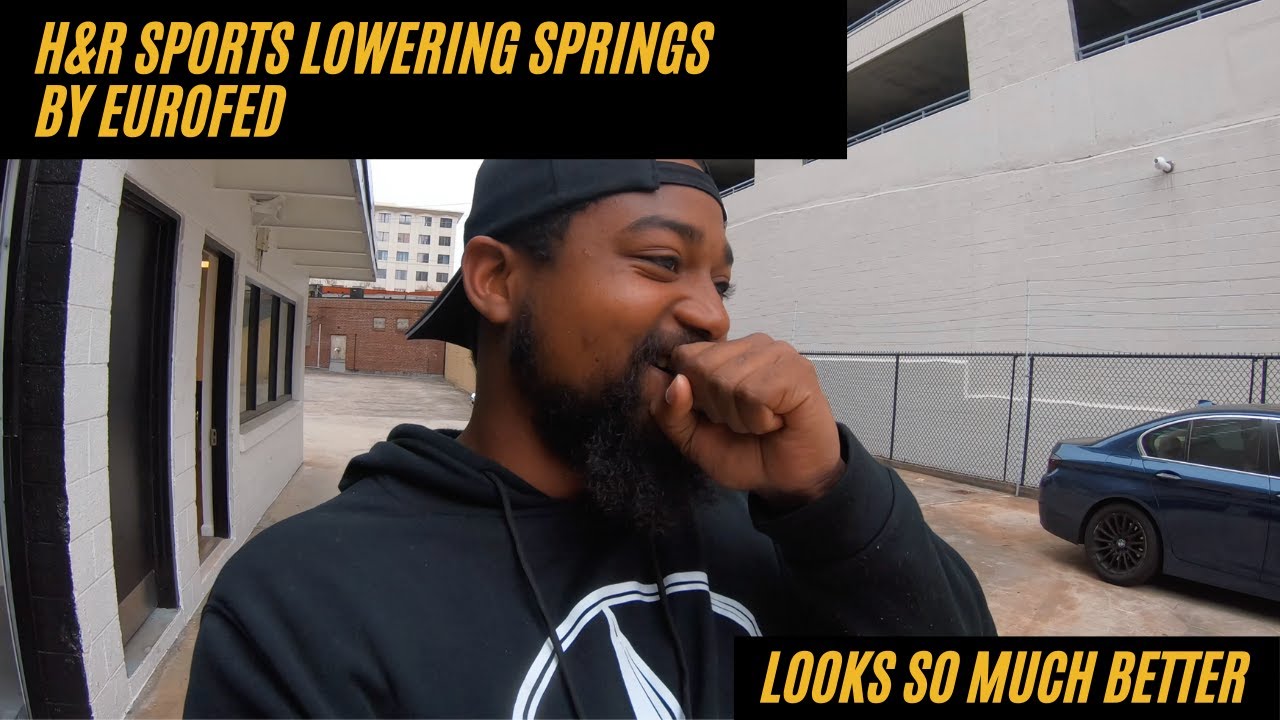 SURPRISE! FINALLY LOWERING THE MERCEDES CLK500 WITH H&R LOWERING ...