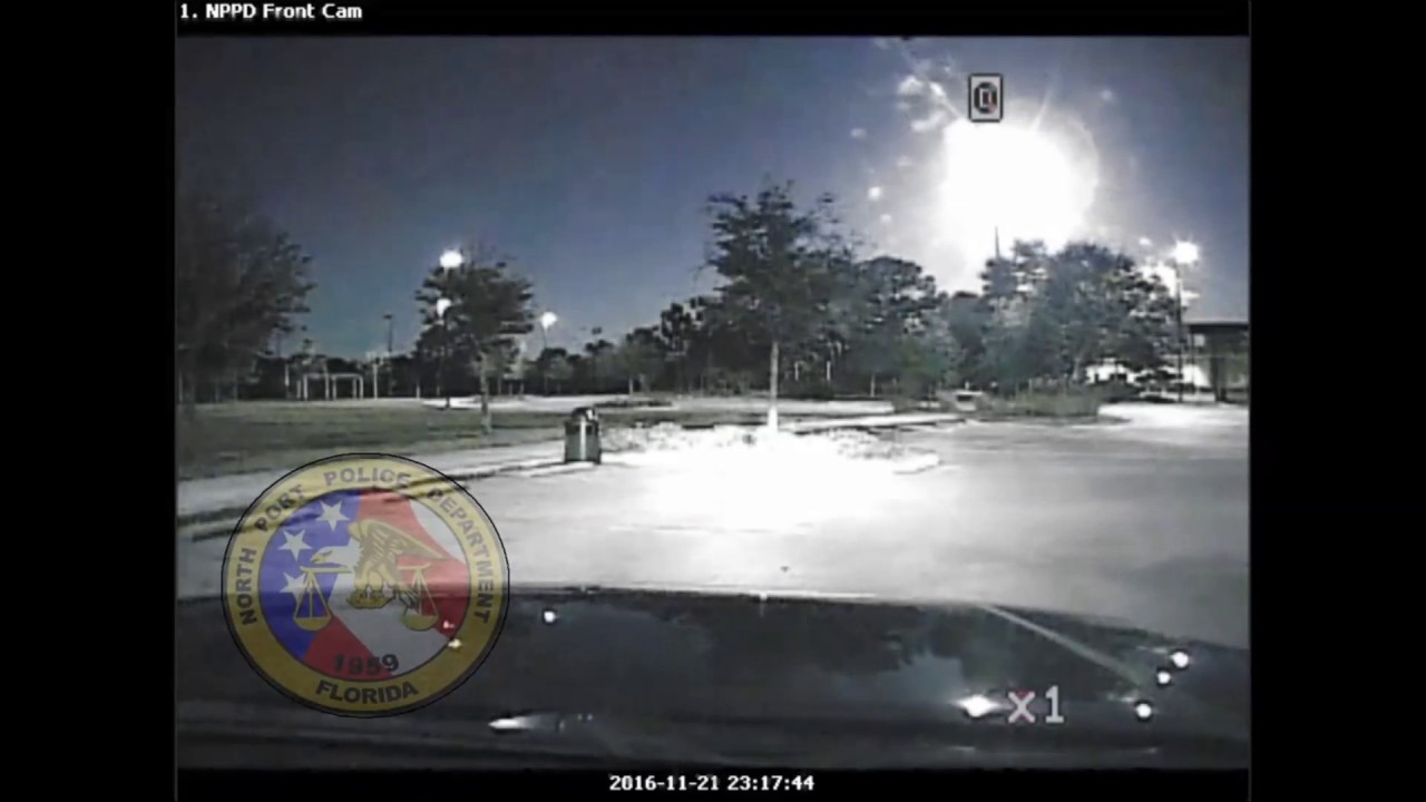 Dash Cam Footage of Apparent Fireball in Florida - YouTube