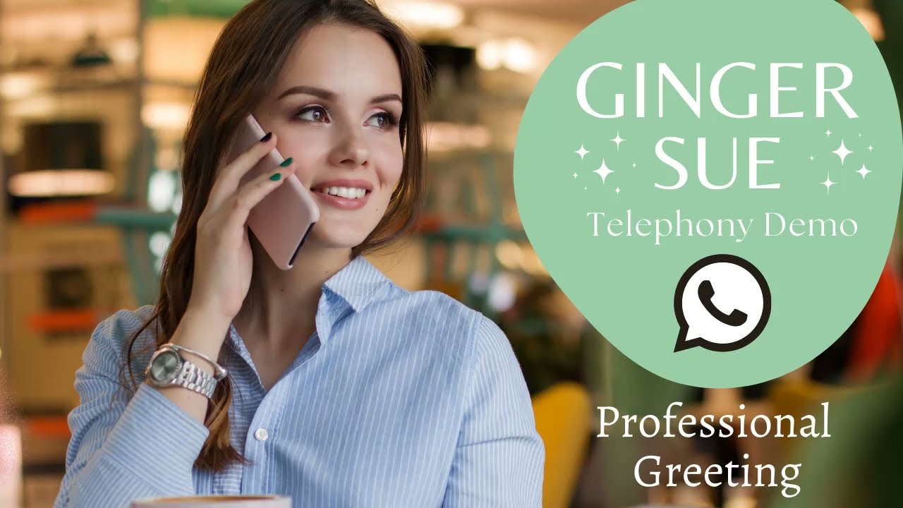 Ginger Sue Telephony Demo - YouTube