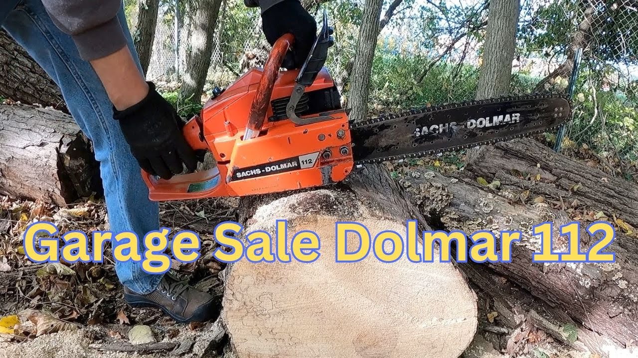 Dolmar 112 Garage Sale Chainsaw - YouTube