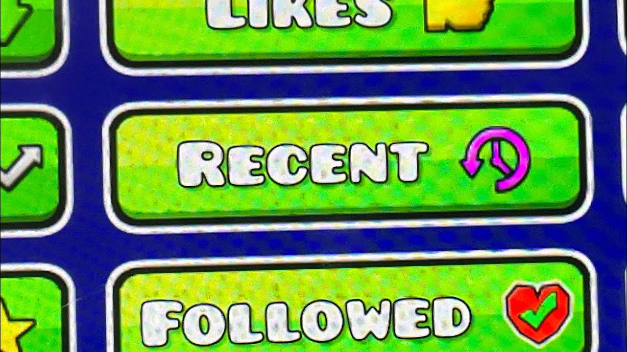 Playing levels from the recent tab - YouTube