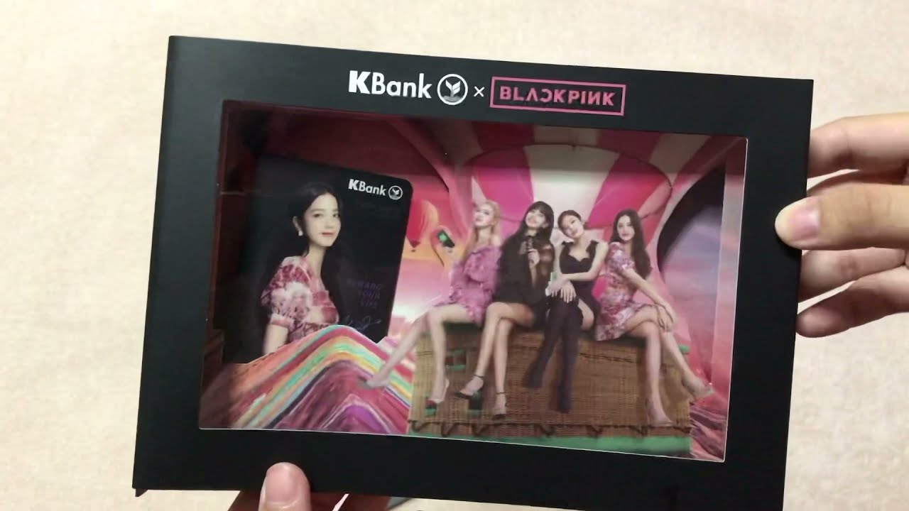 Unboxing Debit card KBank x BLACKPINK (Black Edition) - YouTube