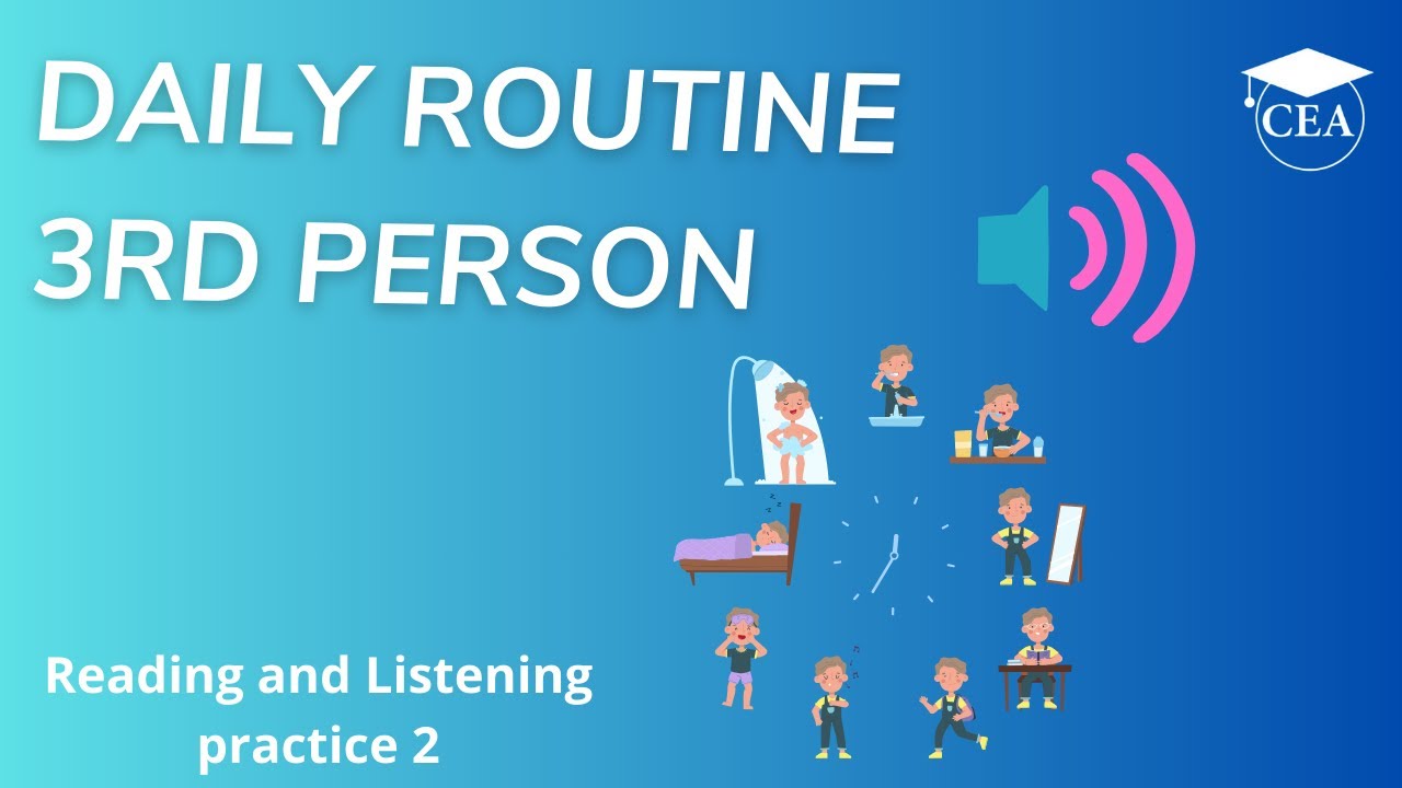 Daily routine third person singular. IMPROVE YOUR ENGLISH READING AND ...