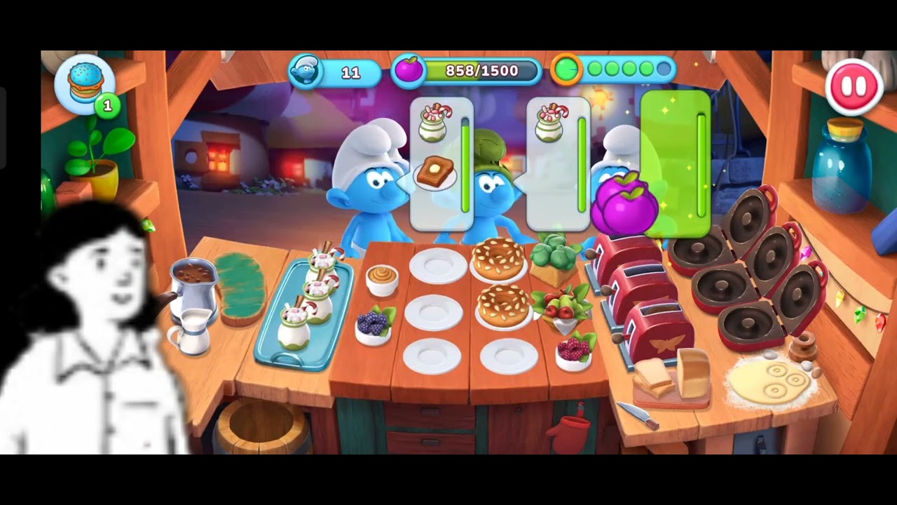 THE SMURF COOKING GAME STAGE 2 LEVEL 44 #chikaworldwide #gaming #games ...