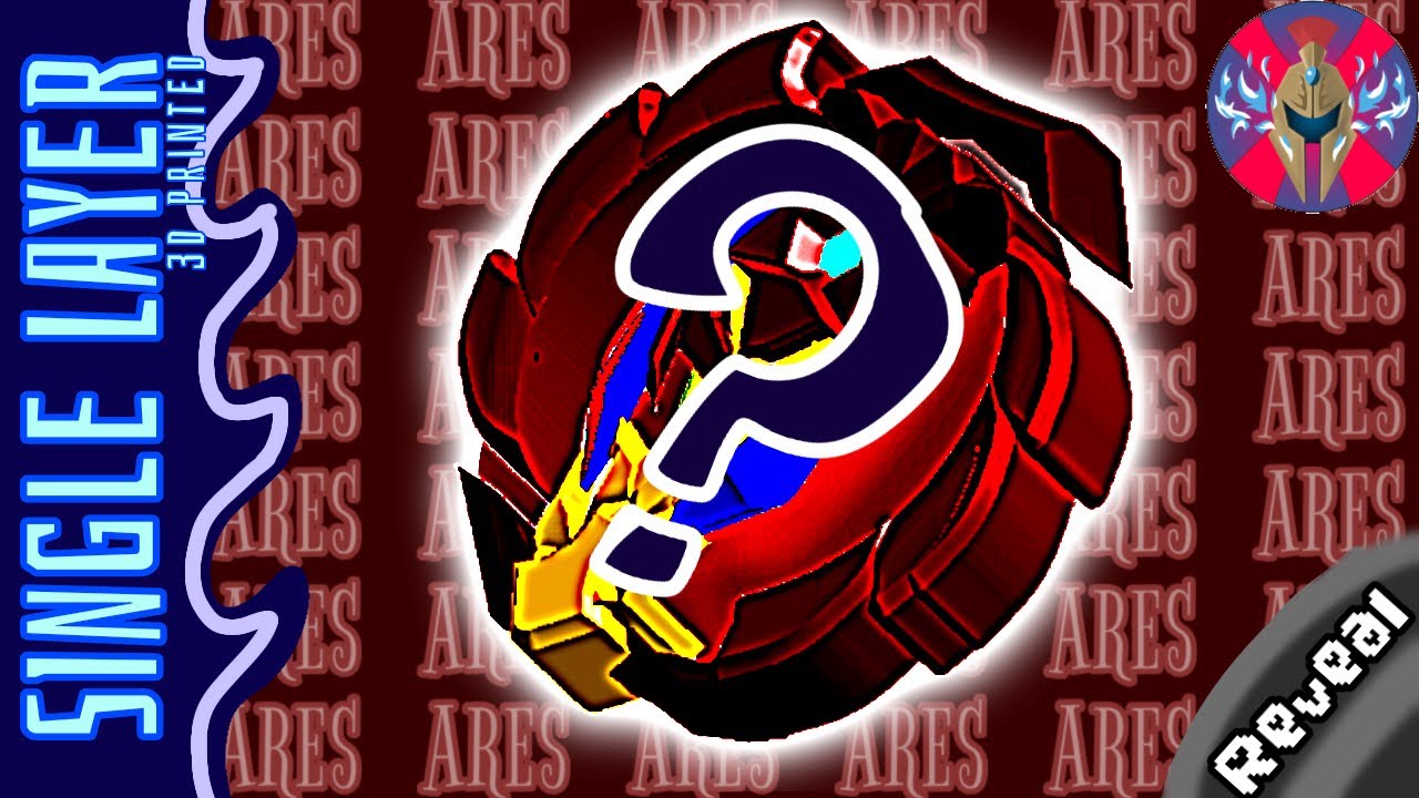 Singularity! Single Layer Ares Reveal! 3D Printed Beyblade! - YouTube