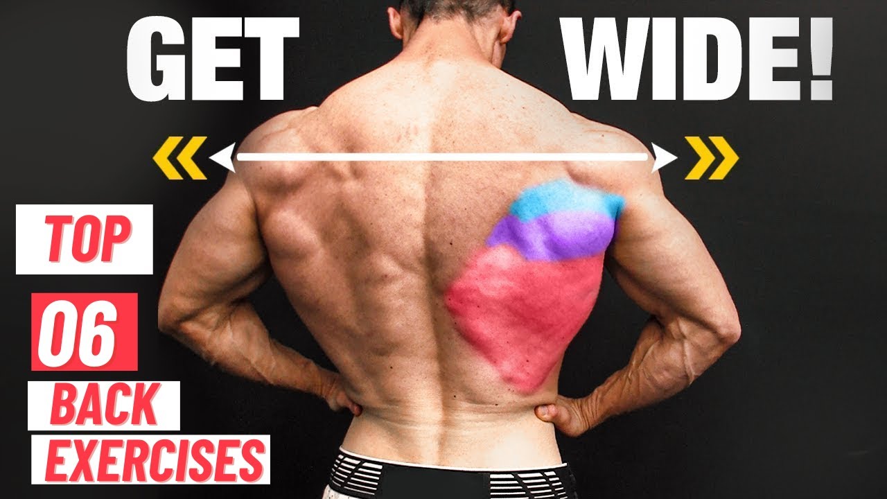 6 Best Back Exercises To Get Bigger Back Fast - YouTube