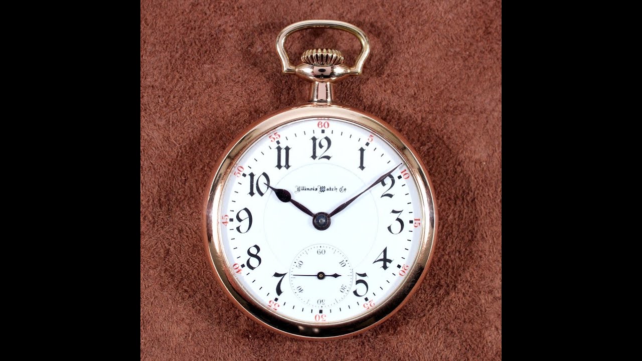 Illinois Model 5 Sangamo Pocket Watch - YouTube