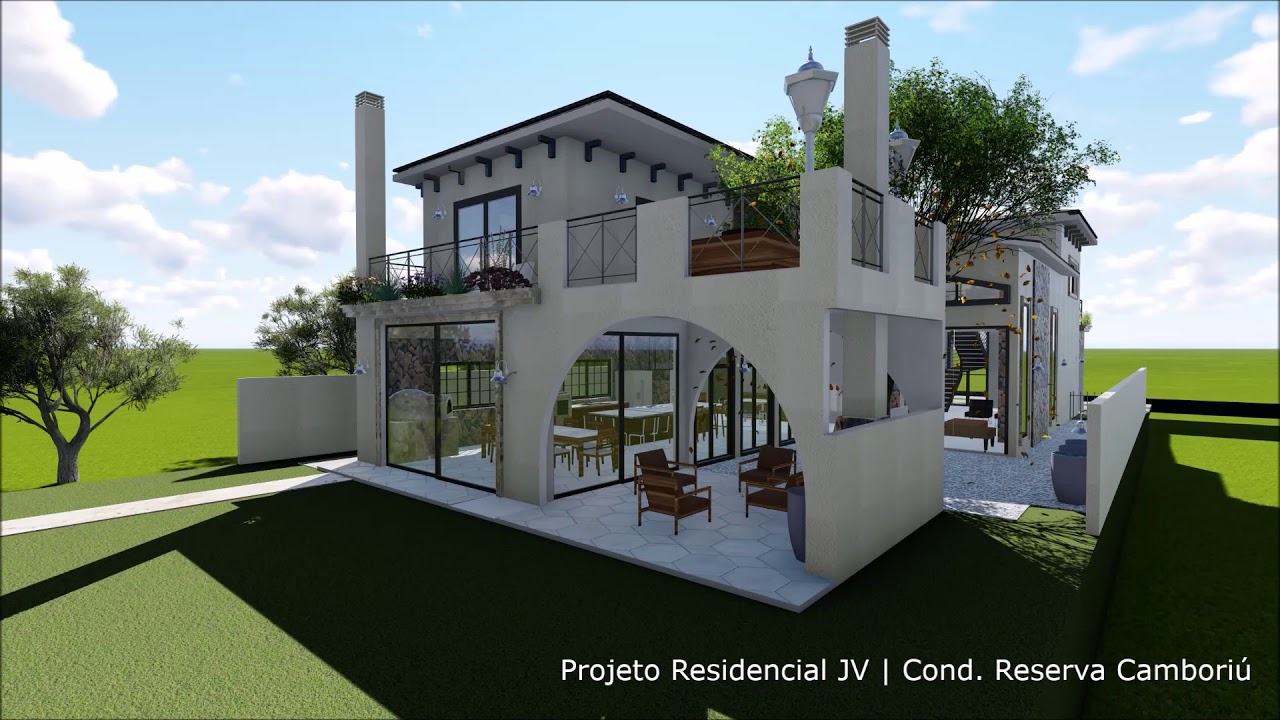 Projeto residencial em estilo Toscano. - YouTube