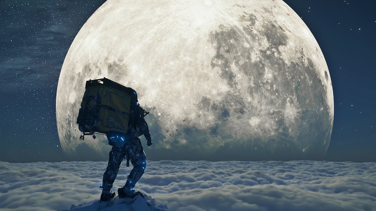 Rarest Big Moon Night Sky - Death Stranding 2 - YouTube