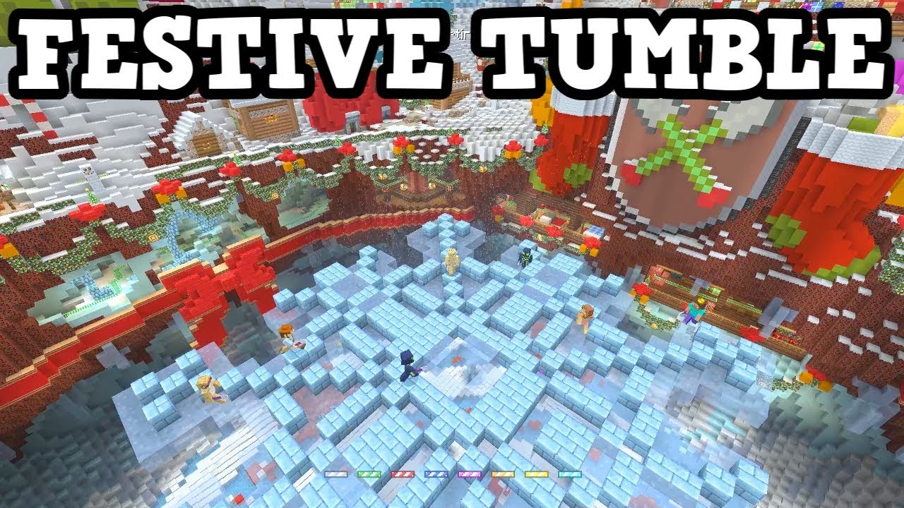 Minecraft Xbox -NEW CHRISTMAS TUMBLE MAPS - YouTube