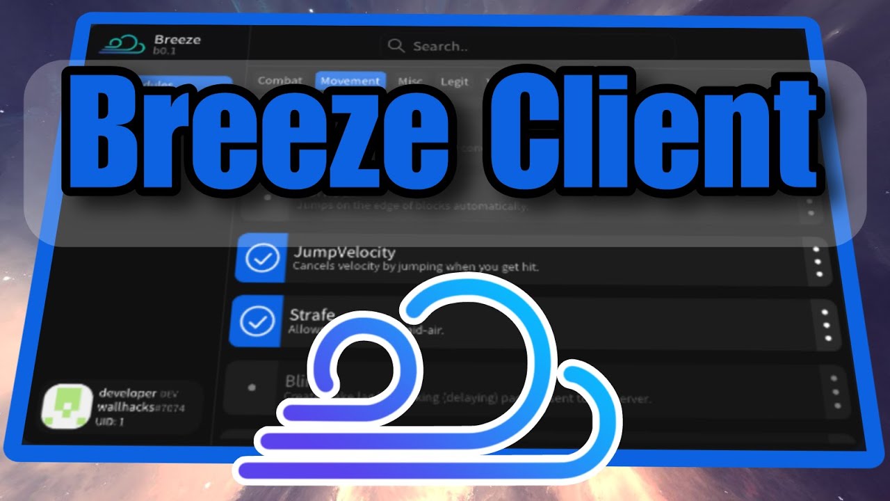 Using Breeze Client on Hypixel Bedwars w/VapeV4 - YouTube