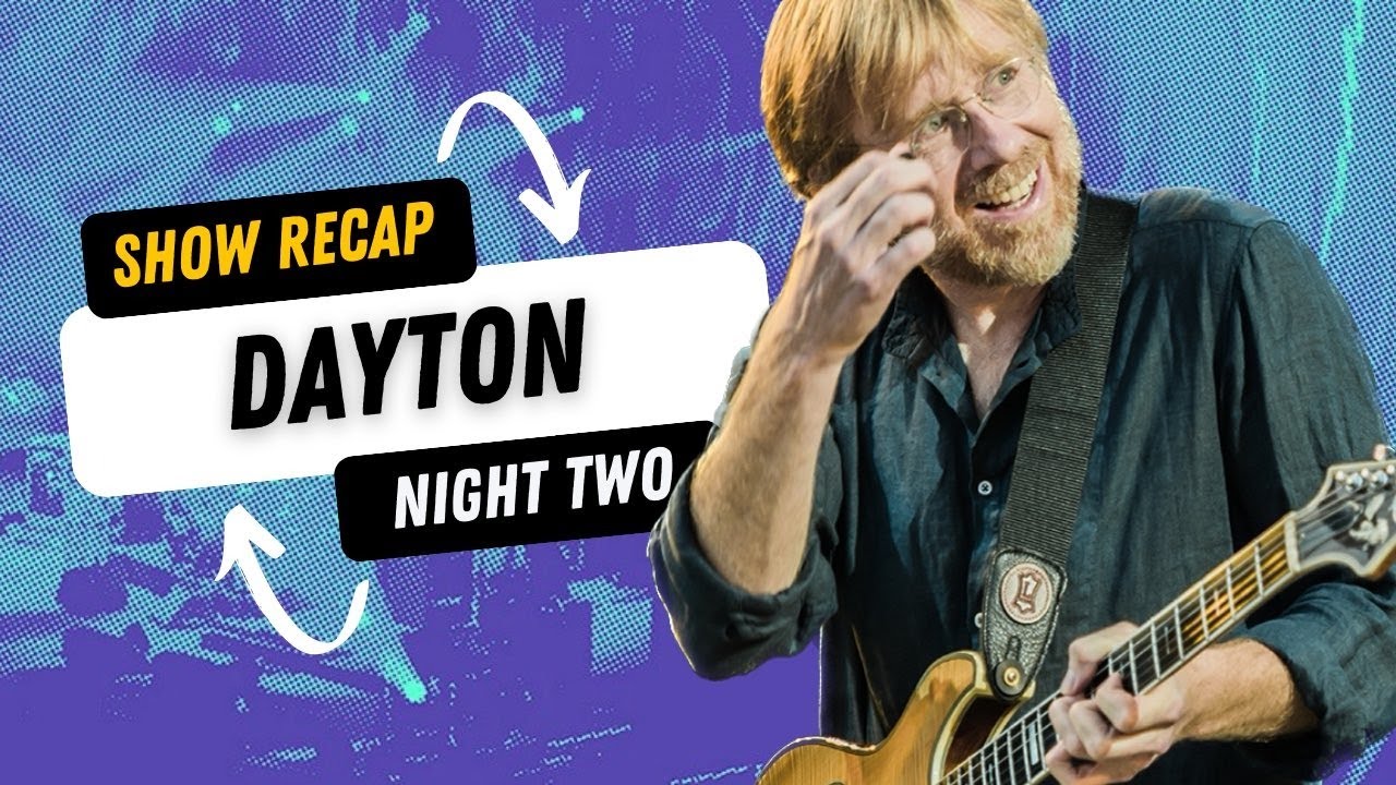 PHiSH - Setlist Recap - 10/11/23 Nutter Center, Dayton, OH - YouTube