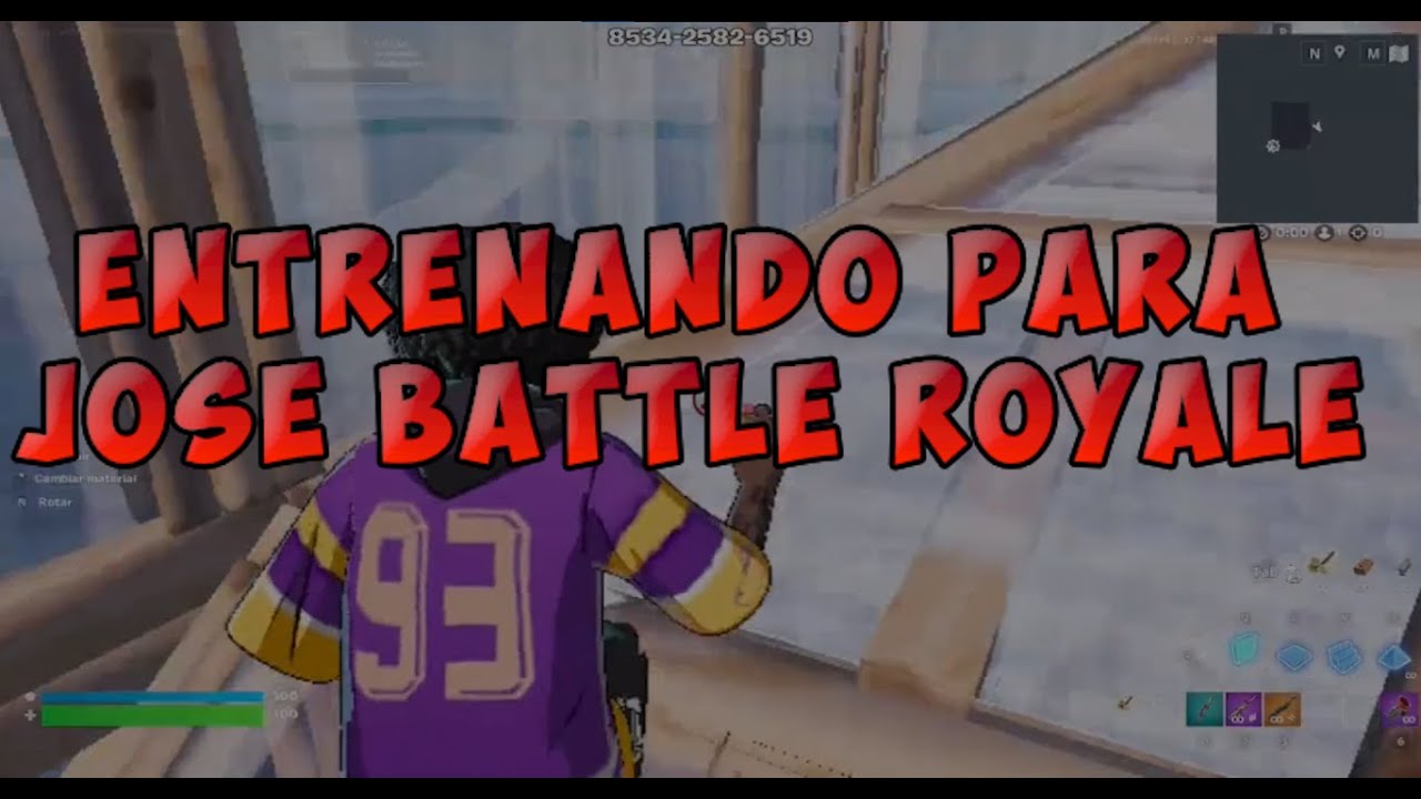 entrenando para jose battle royale - YouTube
