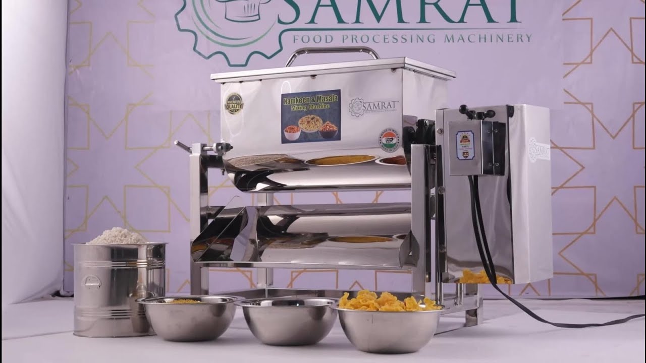 Masala Mixing Machine / Namkeen Farsan Mixing Machine / Food machinery ...