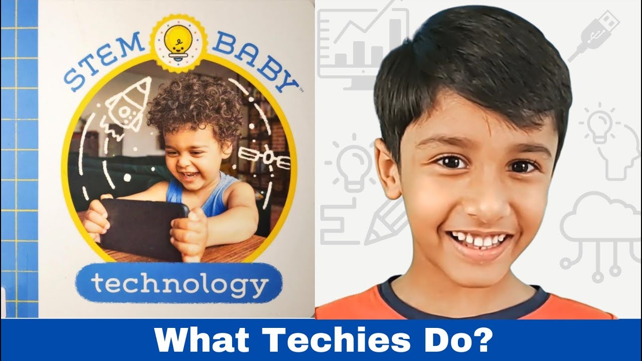 Babies learn technology with the Stem baby Technology book Written by ...
