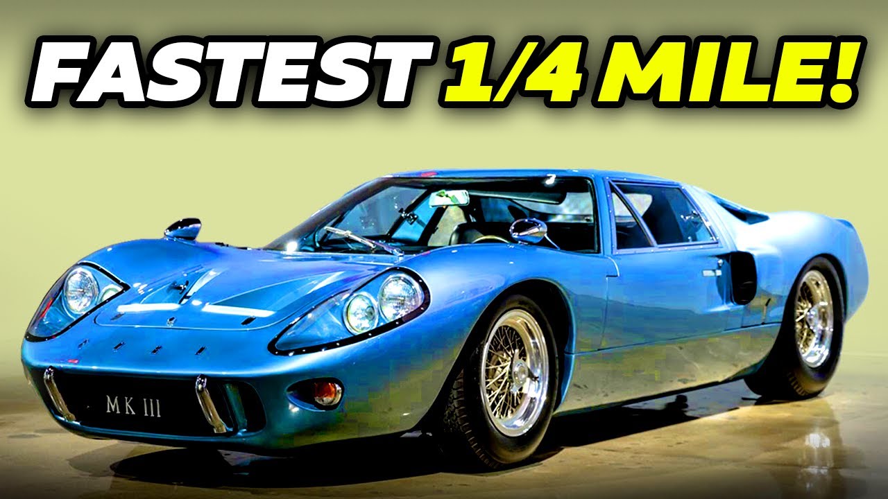10 FASTEST MUSCLE CARS Of The 1960s - YouTube