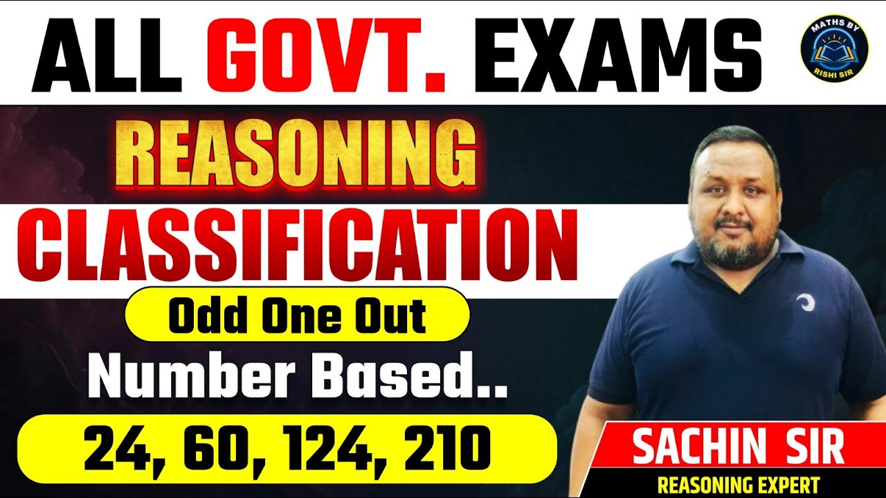 Classification | Odd One Out | Reasoning Tricks | Reasoning for All ...