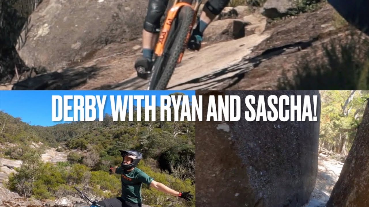 Derby's unique trails with Ryan and Sascha! Vlog - YouTube