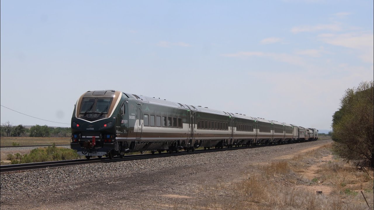 AMTRAK'S NEW AIRO TRAIN ON COLORADO'S JOINT LINE! - YouTube