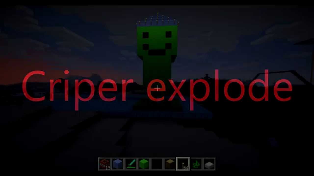 Minecraft criper - YouTube