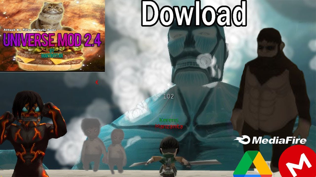 Descarga Attack on titan tribute game Universe mod - YouTube