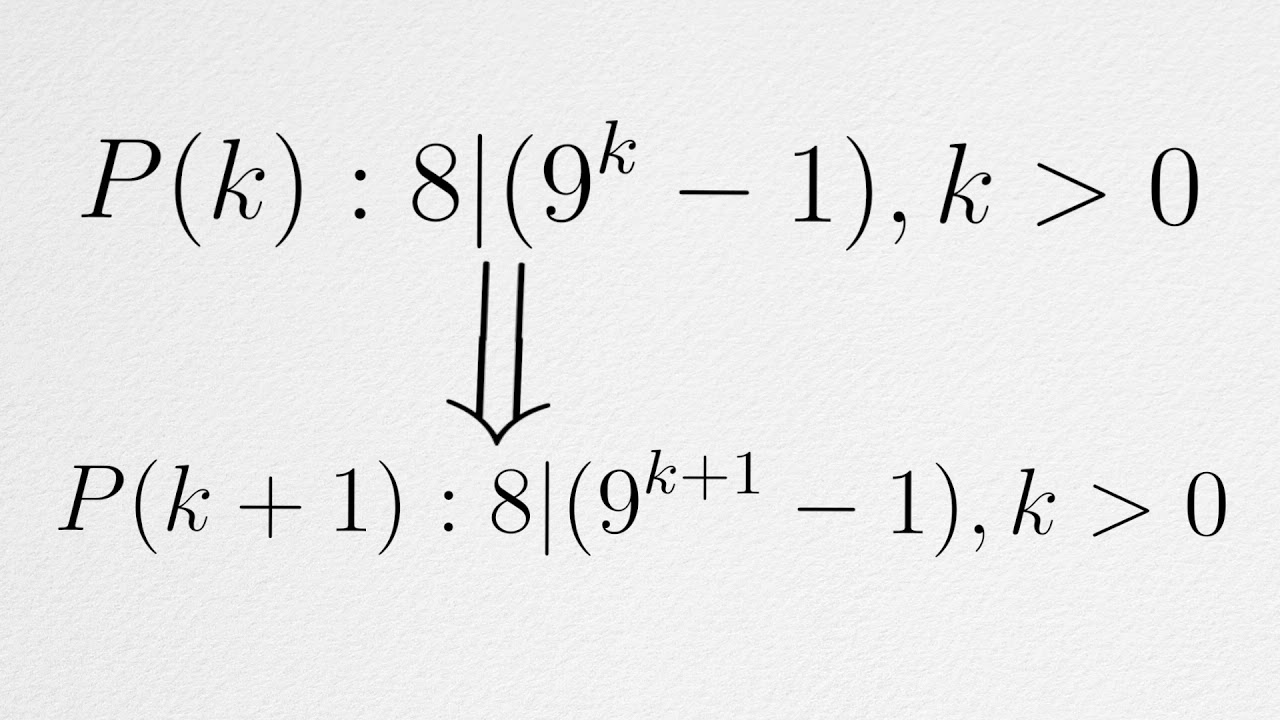 Basic Proof by Induction Walkthrough: Divisibility - YouTube