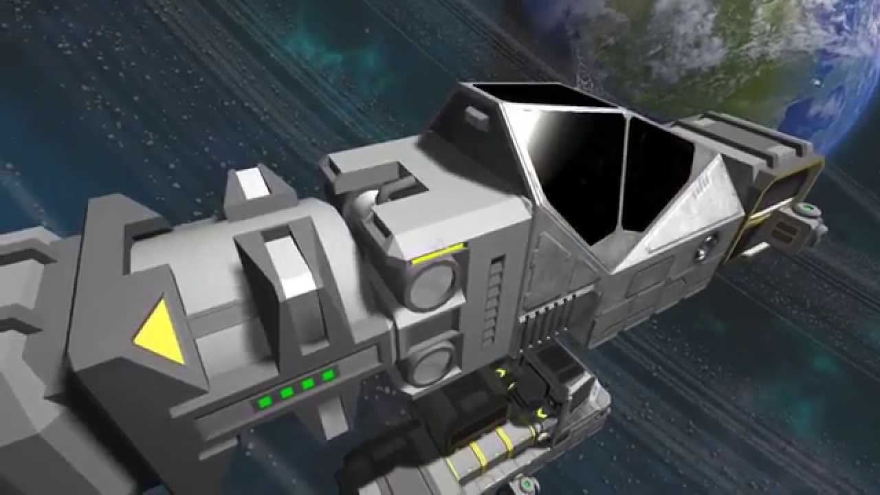 Space Engineers - New cockpit conveyor tube testing - YouTube