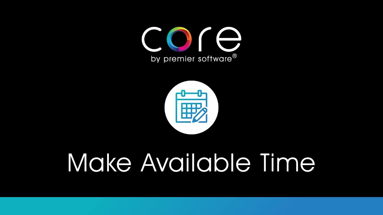 Core - Make Available Time - YouTube