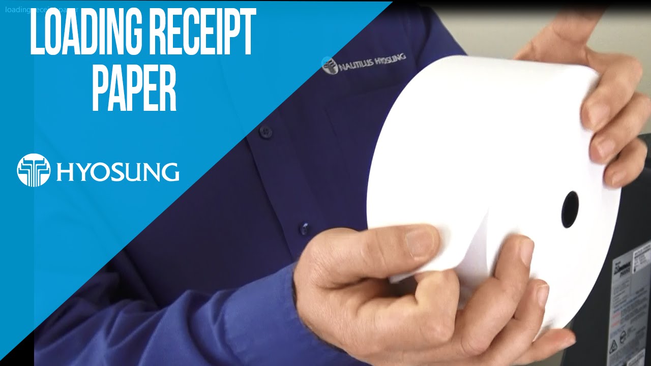 Loading Receipt Paper - YouTube