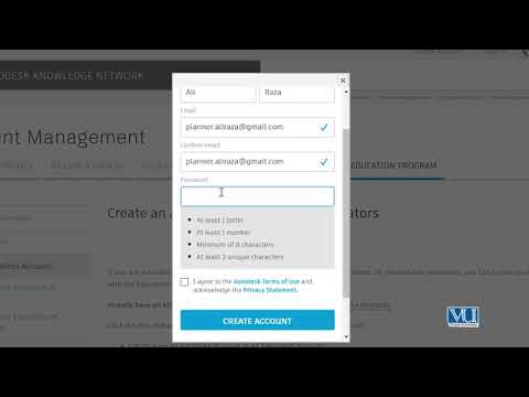 AutoCAD#02 Creating an Account for Autodesk Products - YouTube