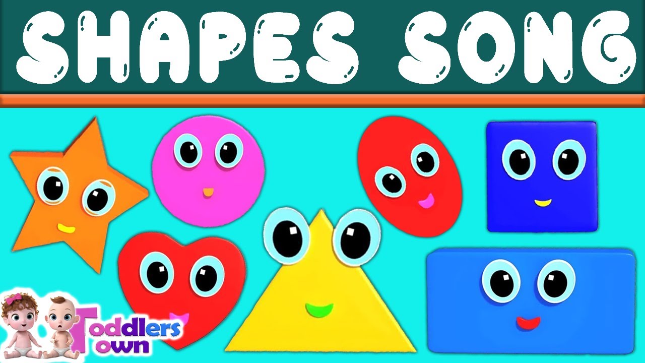 Shapes Song | We Are Shapes | Learn Shapes For Toddlers | Toddlers Town ...