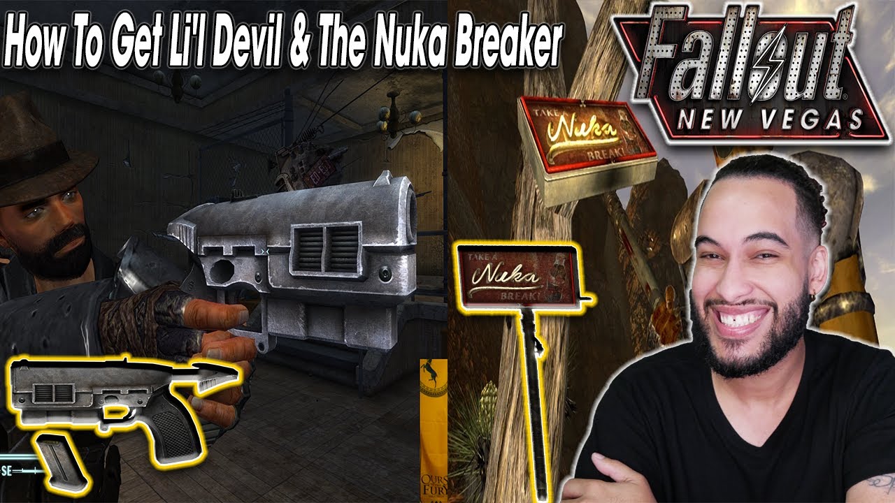 Fallout New Vegas - How To Get Li'l Devil & The Nuka Breaker (Legendary Weapon Guide) - YouTube