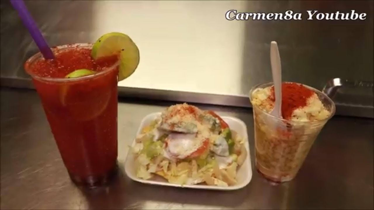 Botanas Tostada Loca Bebida Rusa, Esquite LAS DELICIAS DEL SABOR - YouTube