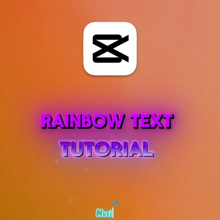Capcut Rainbow Text Tutorial 🔥|#Shorts #edit #capcuttutorial #tutorial ...