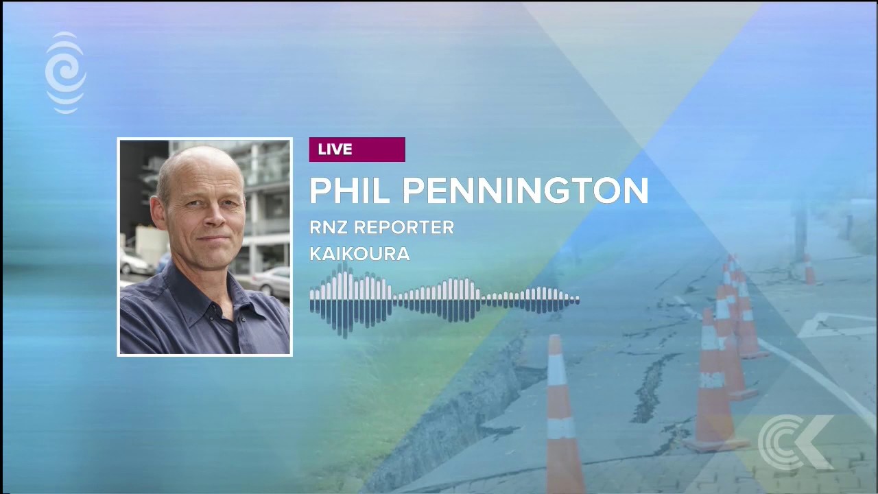 Phil Pennington joins Checkpoint from Kaikoura - YouTube
