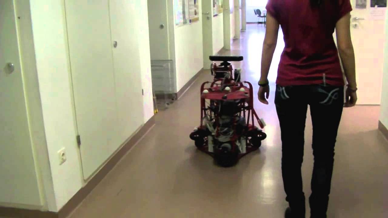 Ethon, the porter robot 2 (ELTE-BME, Hungary) - YouTube