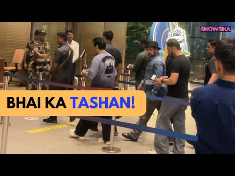 Salman Khan Flies Out Of Mumbai Amidst Heavy Security, Ignores Paps I WATCH