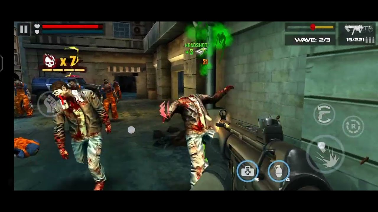 zombie shooting games offline first time play - YouTube