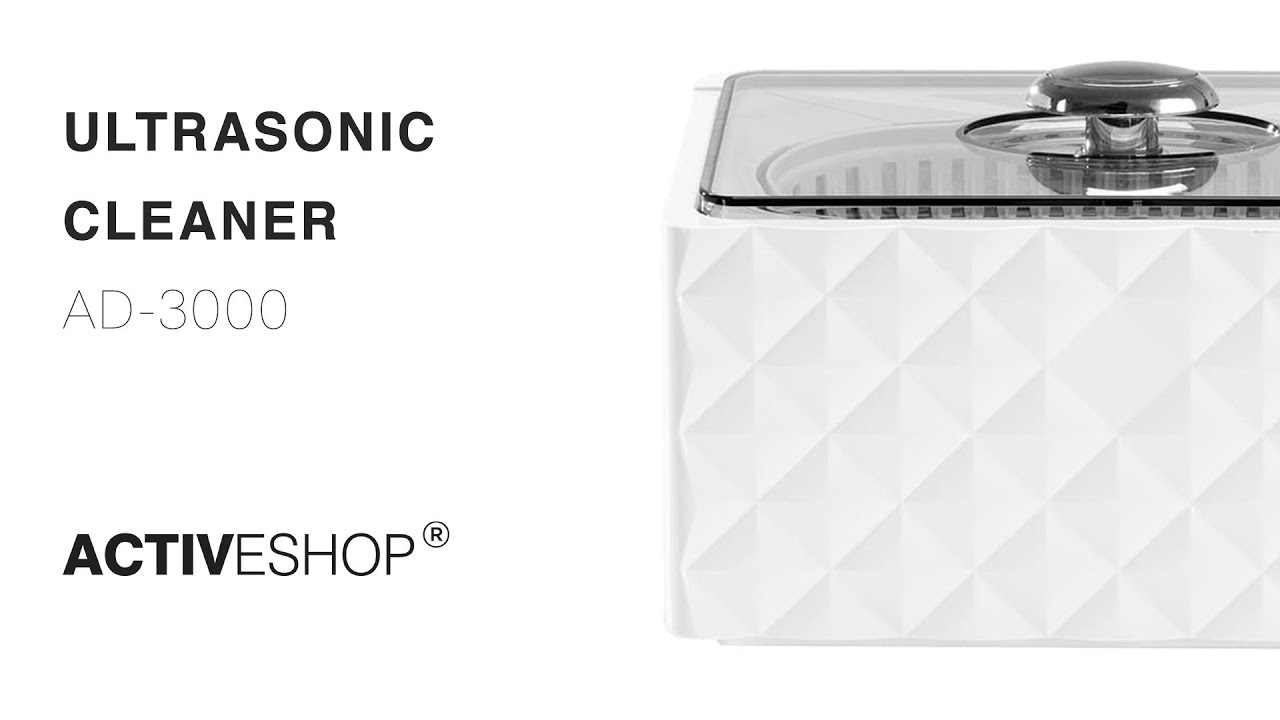 Ultrasonic cleaner AD-3000 - YouTube
