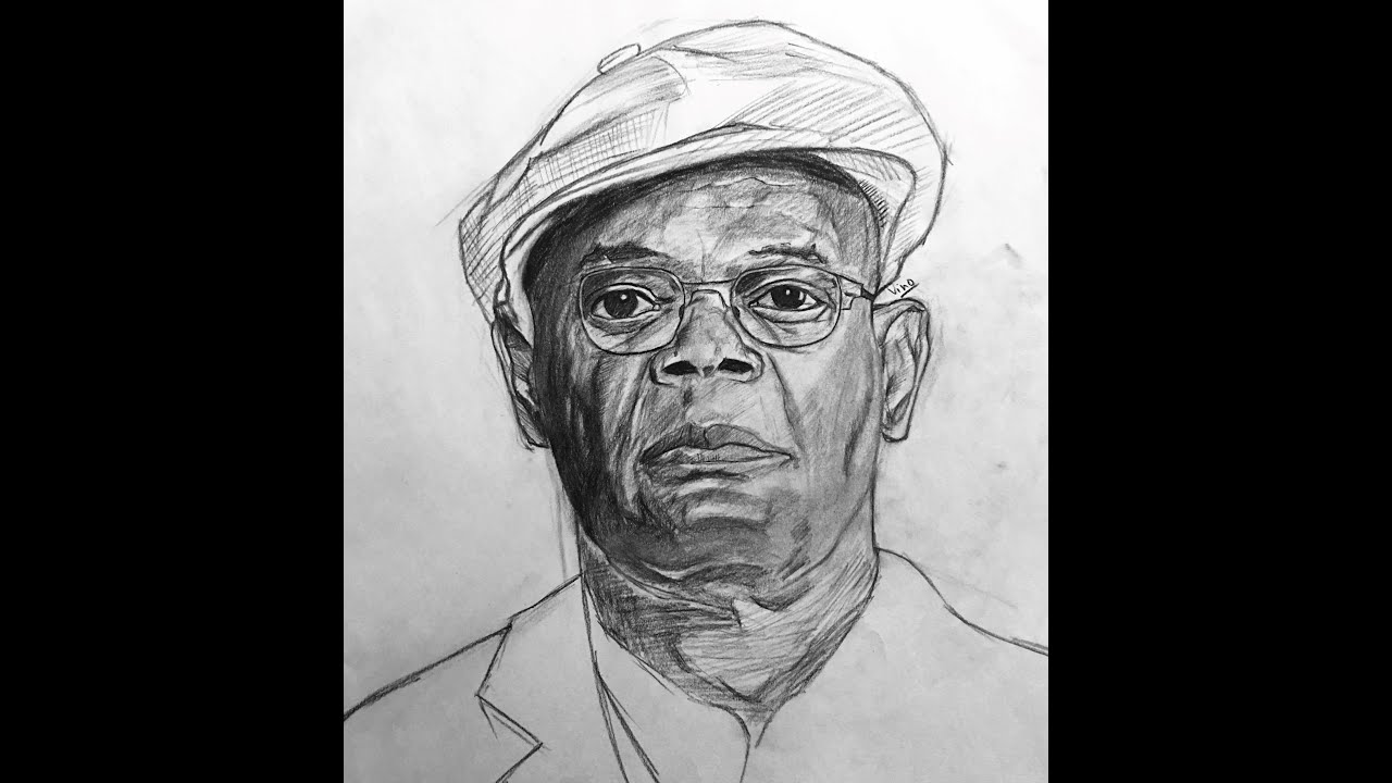 Drawing Samuel L. Jackson - YouTube