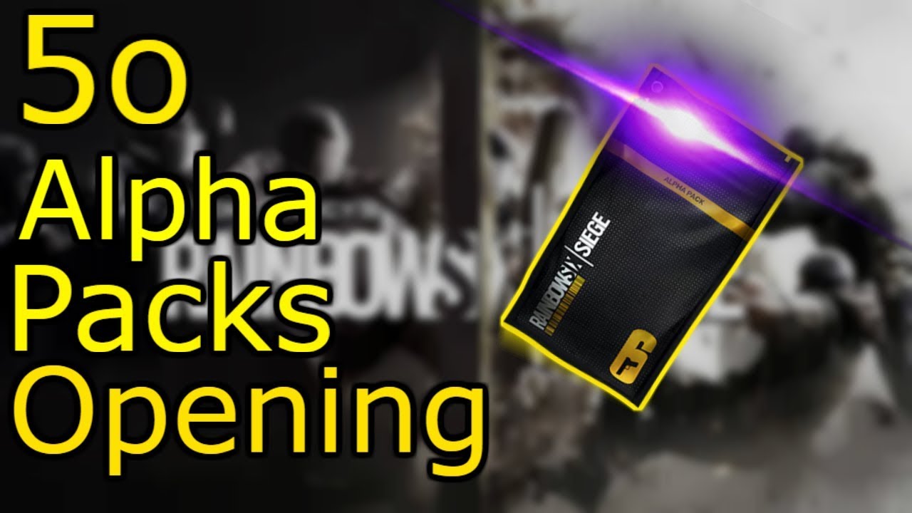 50 Alpha packs opening - YouTube