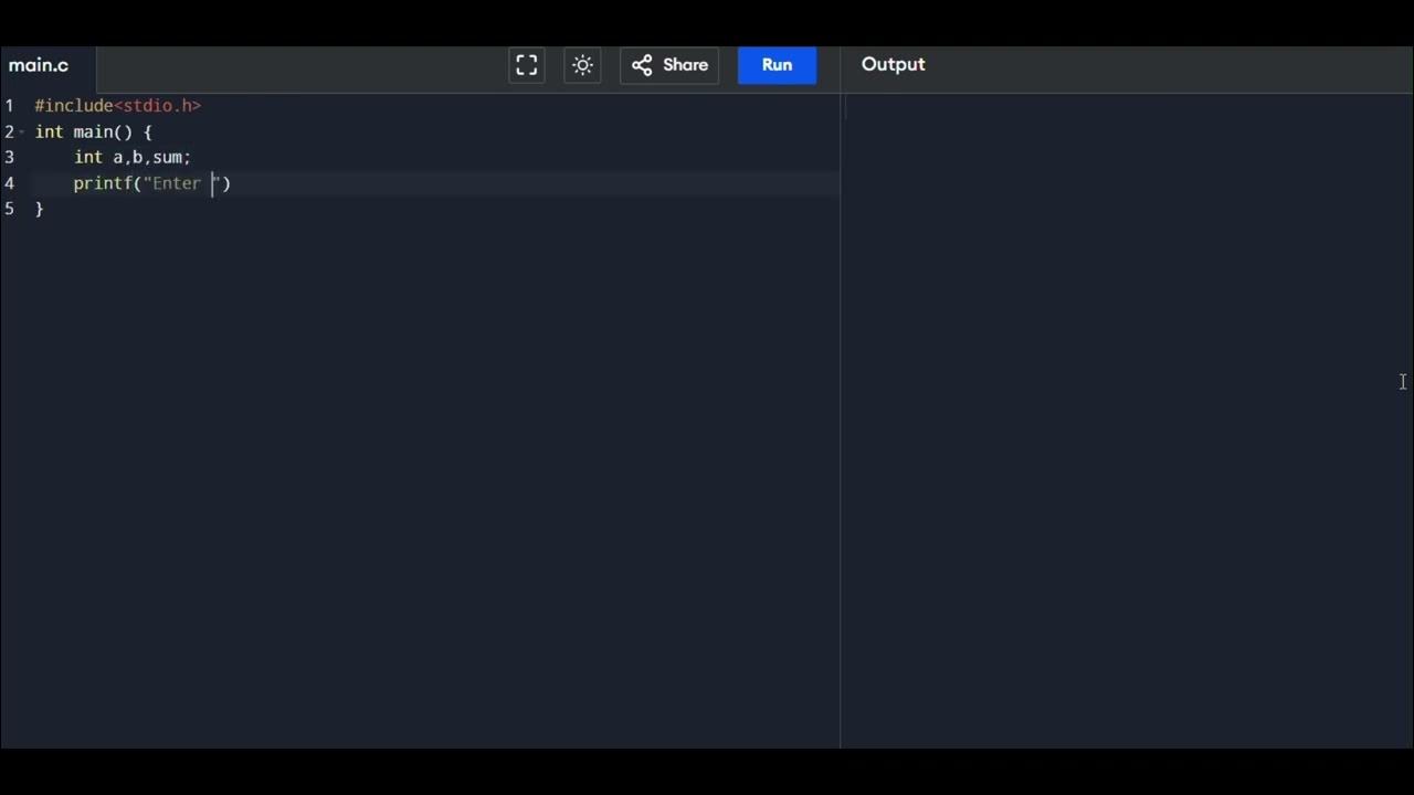 sum of 2 numbers - YouTube