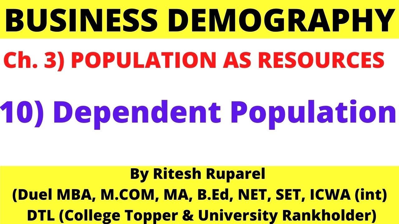 Dependent Population - YouTube