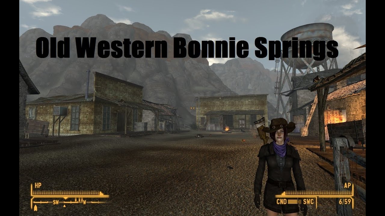 Fallout New Vages Mods: Old Western Bonnie Springs - YouTube