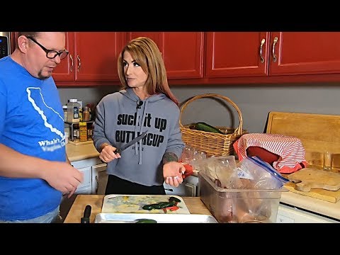 Margaritas pressure canners and sharp knives... It's always a fun time ...